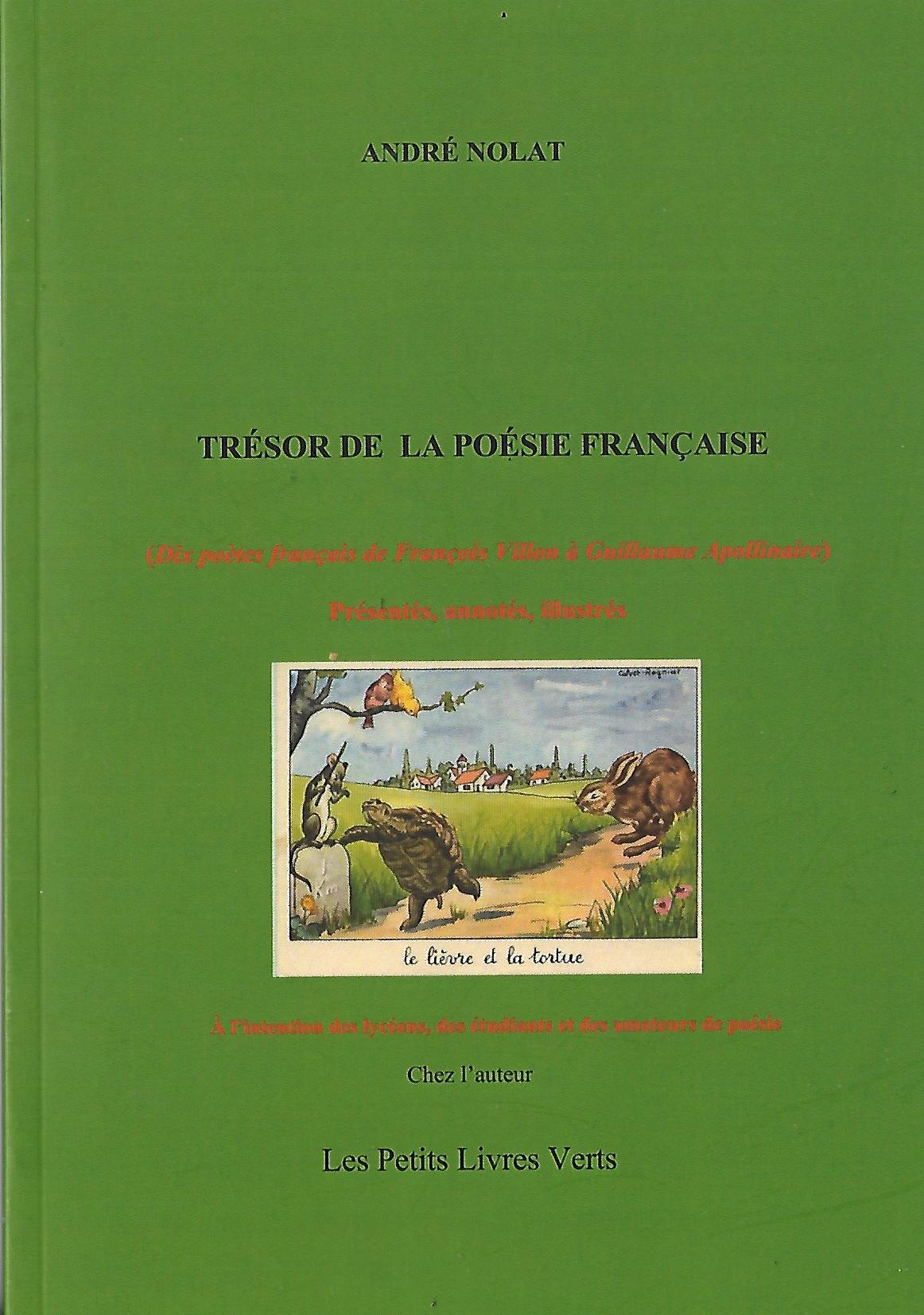 Présentation d’un livre intitulé : “Trésor de la poésie française ...